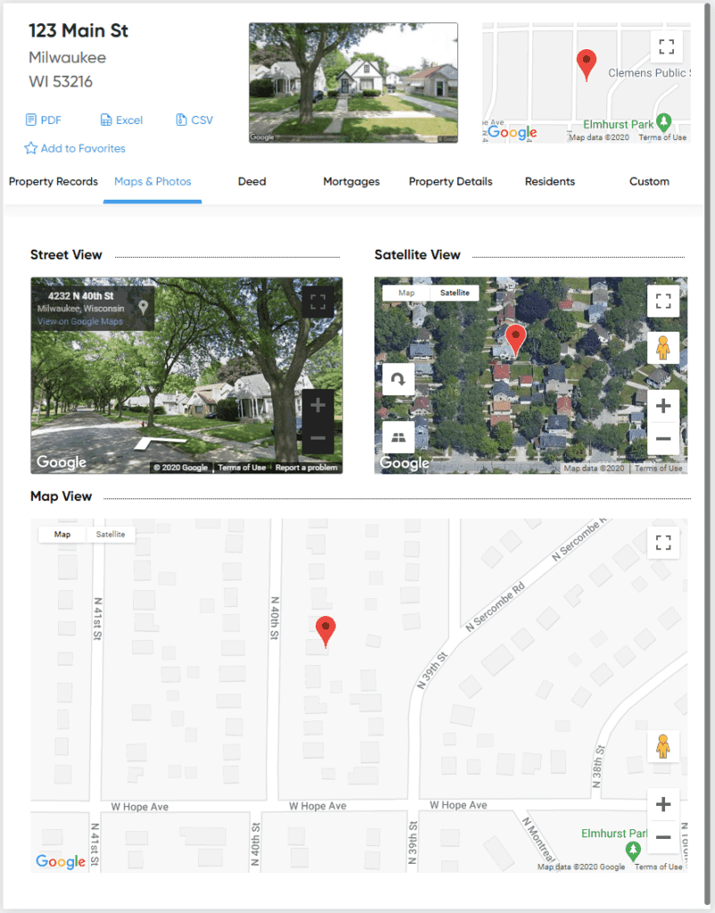 Search Property Records by Address, Parcel Number, and Owner